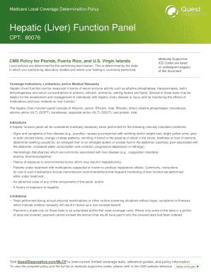 Fillable Online Hepatic Liver Function Panel Fax Email Print PdfFiller