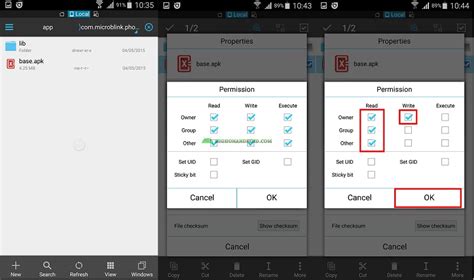 How To Set Right Permissions Of Folders Apks And Libs On Android Dory Labs