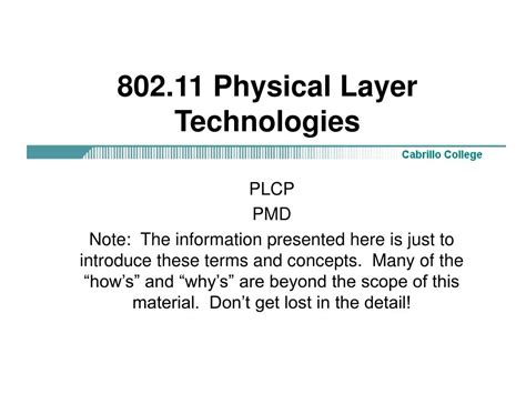 PPT Ch And NICs Part PHY PowerPoint Presentation ID