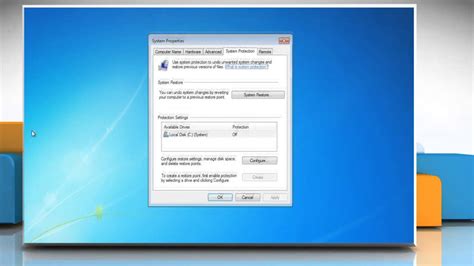 How To Create A System Restore Point In Windows 7