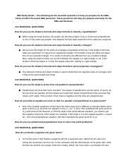 Module DBA Study Guide Docx DBA Study Guide The Following Are The Essential Questions To