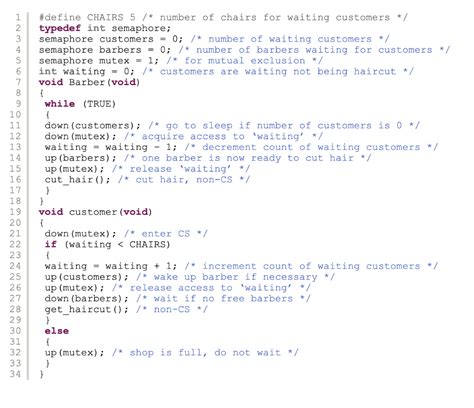 Solved The Barber Shop Has One Barber One Barber Chair And