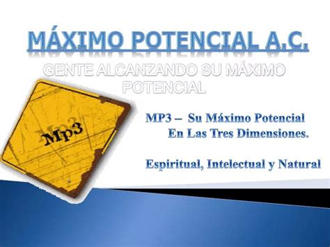 PPT Máximo Potencial A C PowerPoint Presentation free download ID 3004415