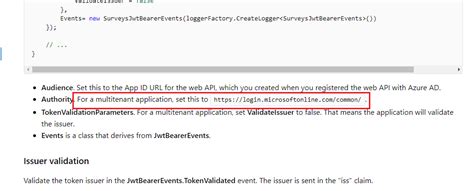 Invalid Azure Ad Token Issuer Listed In Msdn Docs · Issue 18075 · Microsoftdocsazure Docs
