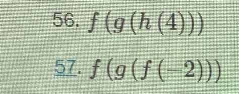 Solved For The Following Exercises Use Graphs Of F Shown Chegg