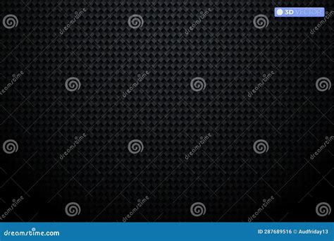 Carbon Fiber Texture With Redial Gradient Vector Illustration Dark