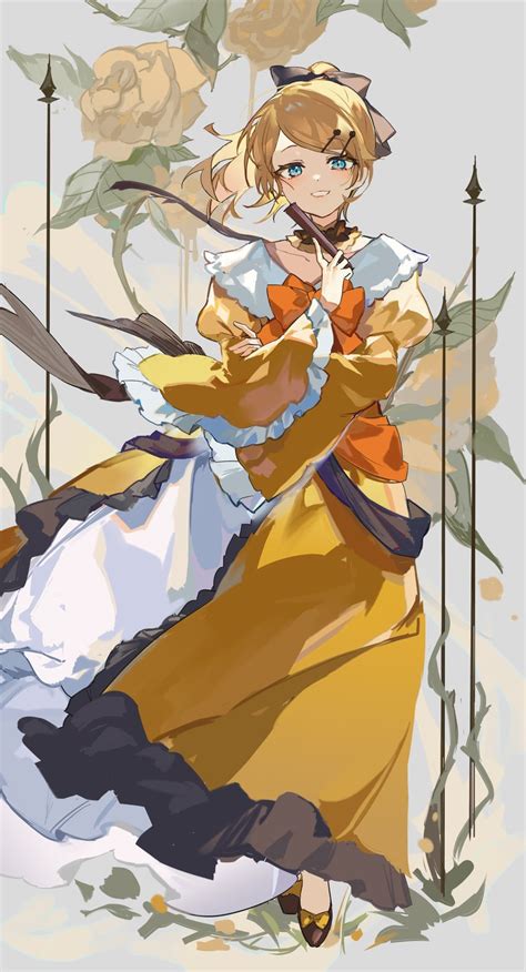 Kagamine Rin And Riliane Lucifen D Autriche Vocaloid And More Drawn By Karasu Btk Danbooru