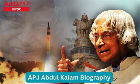 Apj Abdul Kalam Biography Full Name Birthday Books And Quotes