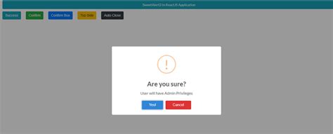 How To Use Sweetalert2 In A React Application