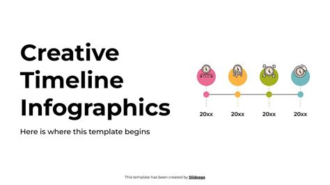 Creative Timeline Infographics Template