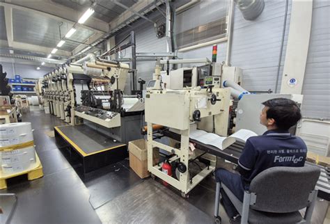 라벨 인쇄 공정사진ib토마토