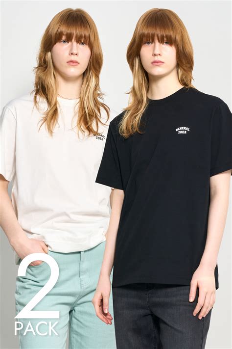 제너럴아이디어 [1 1] Unisex 쿨링 로고 반팔 티셔츠