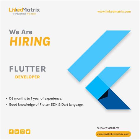 Linked Matrix On Linkedin Hiring Jobs Oppertunity Career Flutterdeveloper 14 Comments