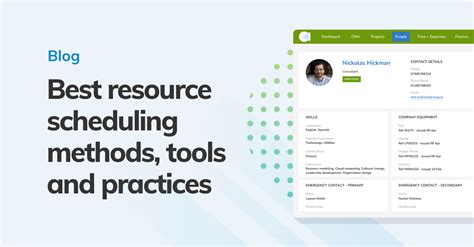 Best Resource Scheduling Methods Practices And Tools For Professional Services Firms