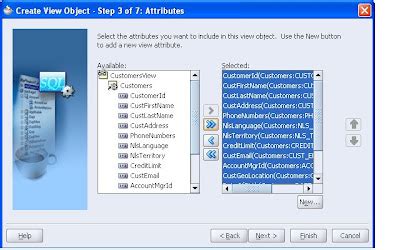 Oracle ADF Business Component BC4J ตอนท 4 View Object Oracle and
