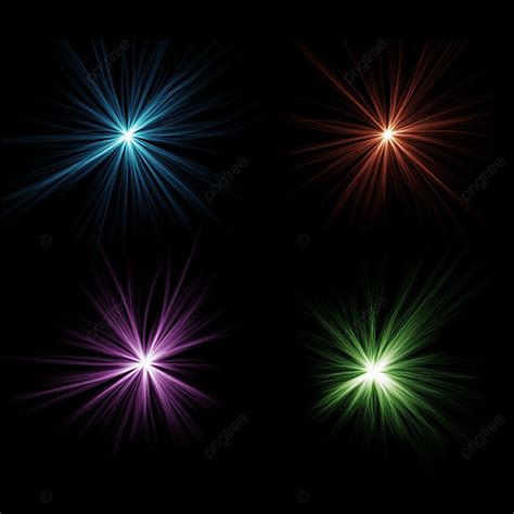 조명 일러스트 효과 반짝 요소 플레어 빛 Png 일러스트 및 Psd 이미지 무료 다운로드 Pngtree
