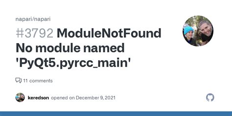Modulenotfounderror No Module Named Pyqt5pyrccmain · Issue 3792
