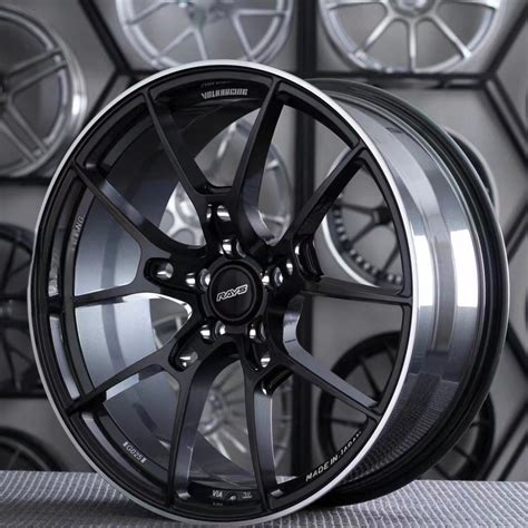 Forged Aluminum Car Rims Rays G025 Matte Gun Grey Machined Spoke 2026