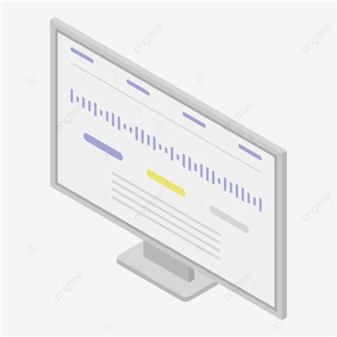 Lcd Monitor Vector Design Images Computer Lcd Monitor Icon Lcd Equipment Device Png Image