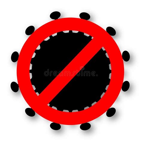 Red Stop Virus Spread Stock Vector Illustration Of Infection 259837563
