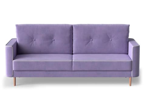 Диван раскладной ортопедический Купер Шик Галичина фиолетовый натуральное дерево текстиль