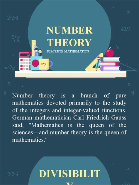 Number Theory Discrete Mathematics Pdf Numbers Mathematics