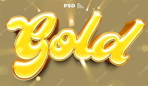 Premium Psd Psd Free 3d Text Effect