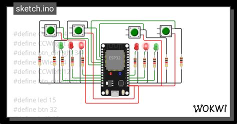 Assign 6led Complete Wokwi ESP32 STM32 Arduino Simulator