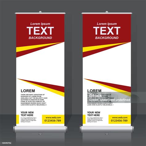 배너 디자인 템플릿 추상적 인 배경 디자인을 끌어 당기기 X 배너 사각형 크기를 롤업합니다 개념에 대한 스톡 벡터 아트 및 기타 이미지 Istock