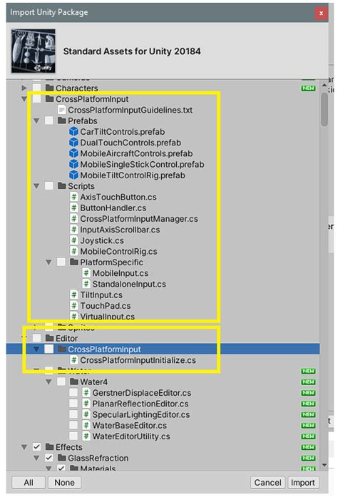 Cant See Mobile Input Menu And Other Missing Menu Items Unity
