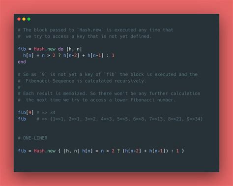 A One Liner That Calculates And Memoize The Fibonacci Sequence Rprogramming