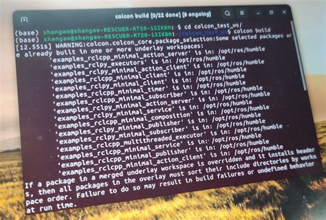 请问，colcon Build闪退的原因是什么呢？有解决方法吗？ 鱼香ros