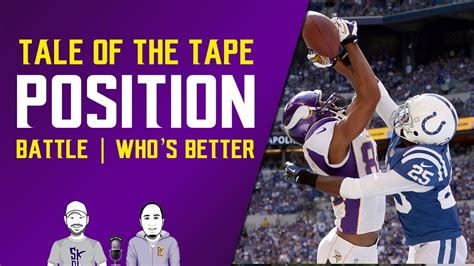 Tale Of The Tape Vikings Vs Colts Positional Breakdown Whos Better Youtube