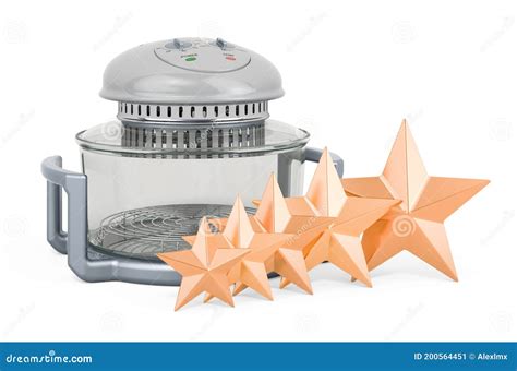 Customer Rating Of Convection Oven Concept 3d Rendering Stock