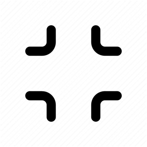 Fullscreen Minimize Exit Icon Download On Iconfinder