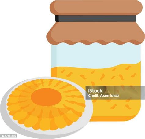 타르트 사과 잼 젤리 유리 항아리 개념 벡터 색상 아이콘 디자인 과일 보존 및 흰색 배경에 확산 조미료 기호 달콤한 음식 기호를 먹을 준비 0명에 대한 스톡 벡터 아트 및