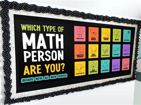 Math Classroom Decorations Math Bulletin Board First Day Of School Activity Ideas For Math Class
