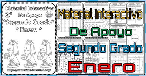 Material Interactivo Didáctico Del Segundo Grado De Primaria Del Mes De