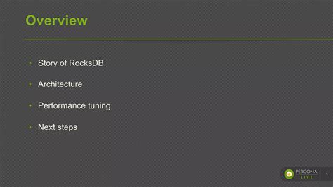 Rocksdb Storage Engine For Mysql And Mongodb Pdf