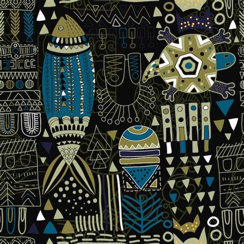 Premium Vector Abstract Seamless Pattern Trendy Geometric Elements Memphis Style