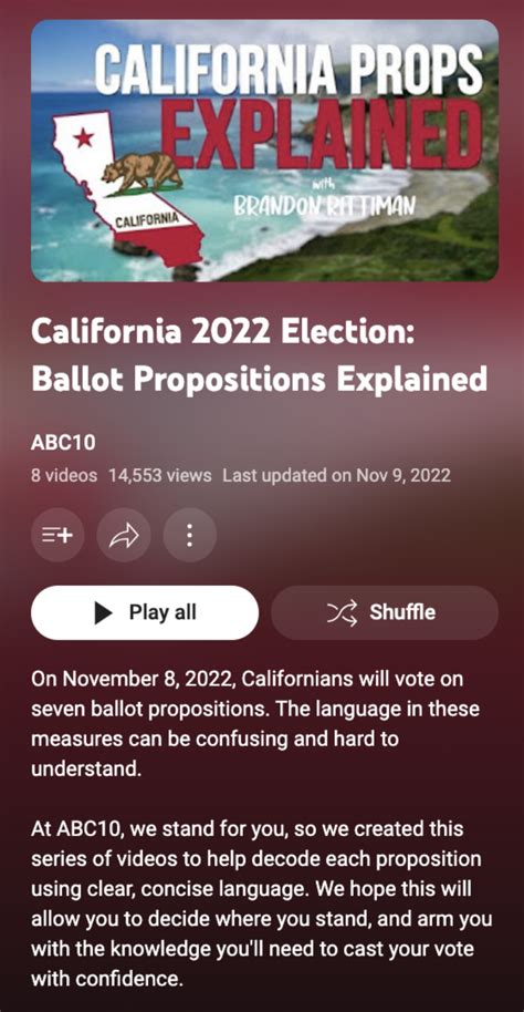 use video to explain ballot initiatives and candidate viewpoints