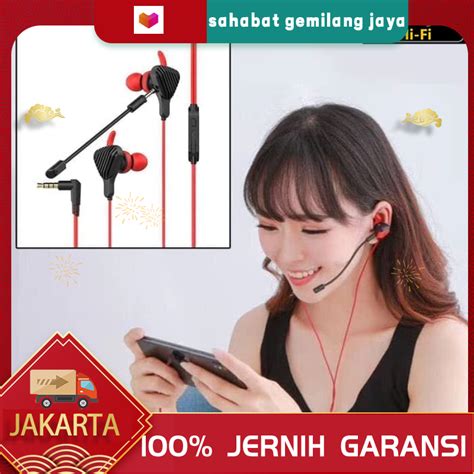 Pengiriman Cepat Dikirim Dari Jakarta Earphone Gaming In Ear Gaming Headset Mic Gaming