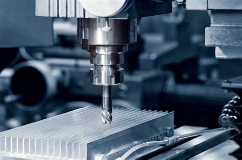 Premium Photo The Hi Precision Cnc Milling Machine With Cutting