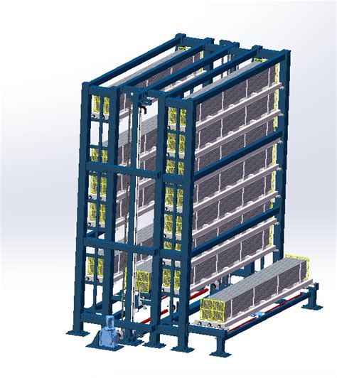 Space Saving Vertical Lift Module Automated Storage And Intelligent Retrieval Warehouse System