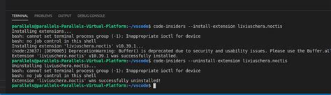 Uninstalling Extension Via Cli Doesnt Update Extension Editor Actions · Issue 119660