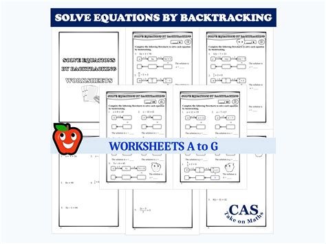Solve One And Two Step Linear Equations By Backtracking Flowcharts Made