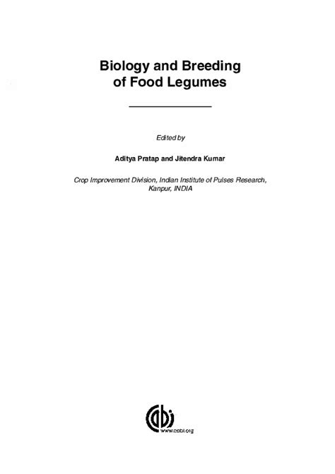 Pdf Molecular Breeding And Trait Mapping In Legumes