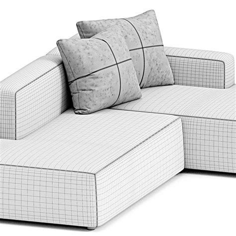 Sofa Vitra Soft Modular 3d Model Download Maxve