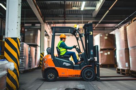 Premium Photo Forklift With Operator Wearing Safety Gear Best Forklift Picture