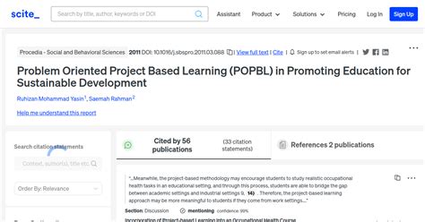 Problem Oriented Project Based Learning Popbl In Promoting Education